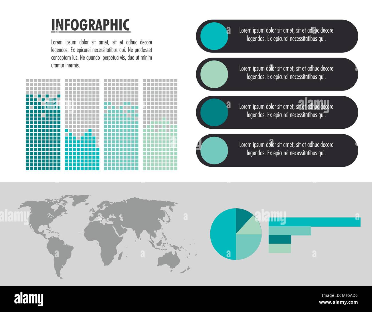 Infographic with statistics design Stock Vector Image & Art - Alamy