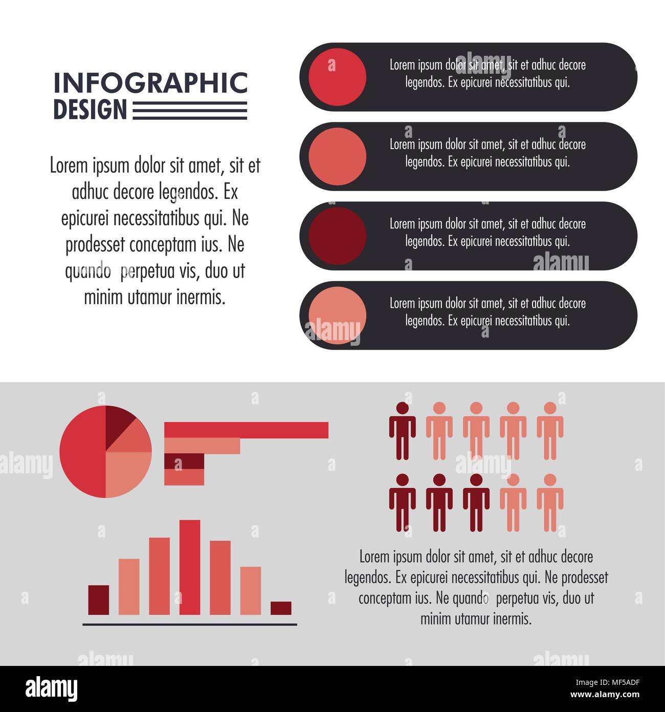 Infographic with statistics design Stock Vector Image & Art - Alamy