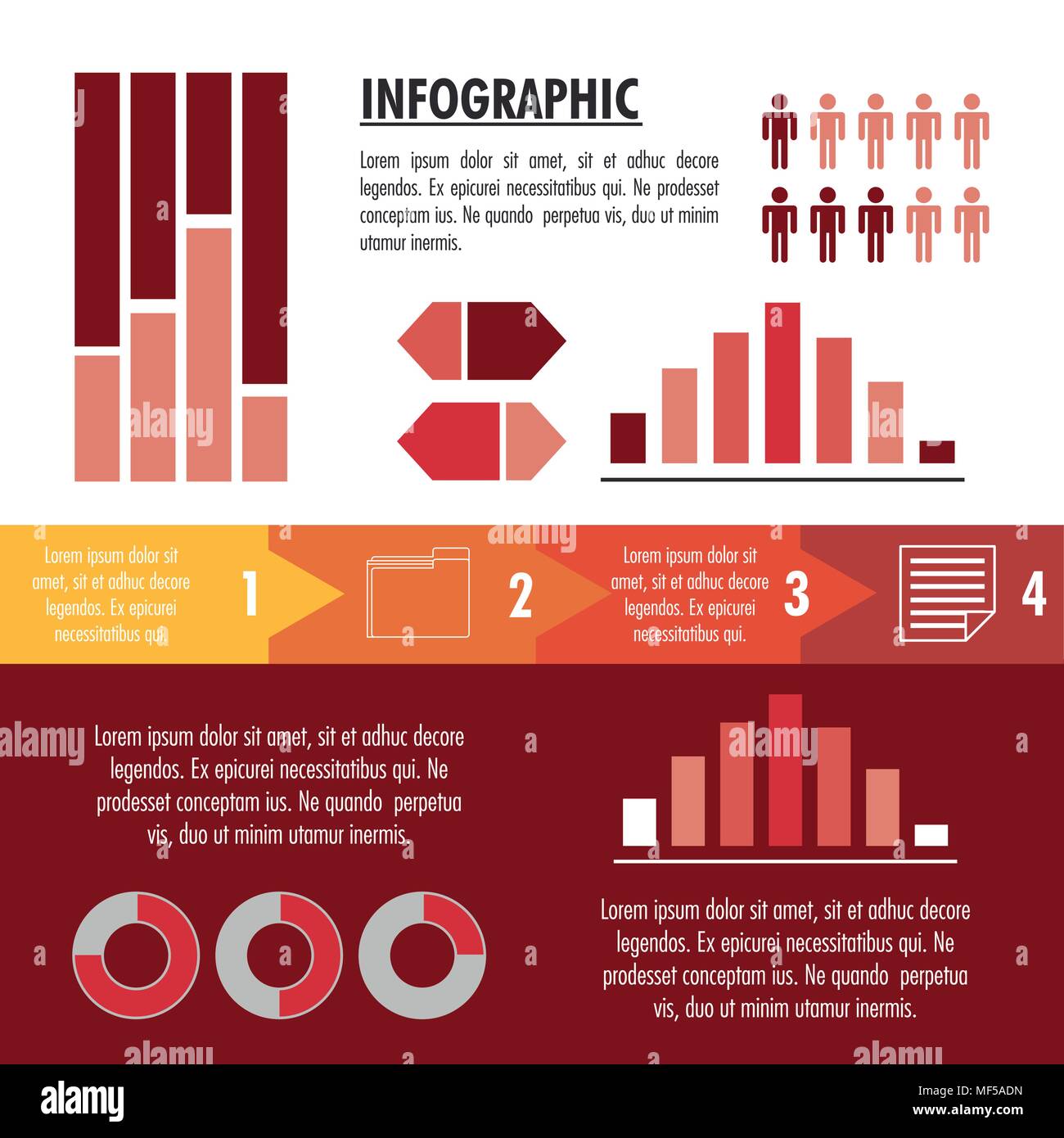 Infographic with statistics design Stock Vector Image & Art - Alamy