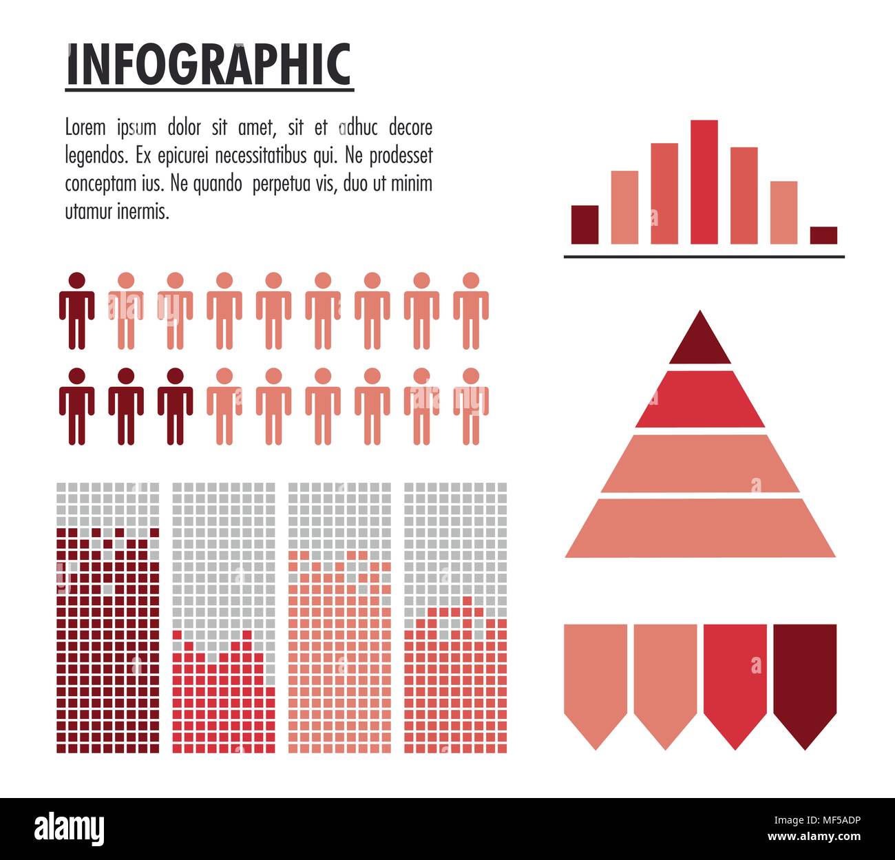 Infographic with statistics design Stock Vector Image & Art - Alamy