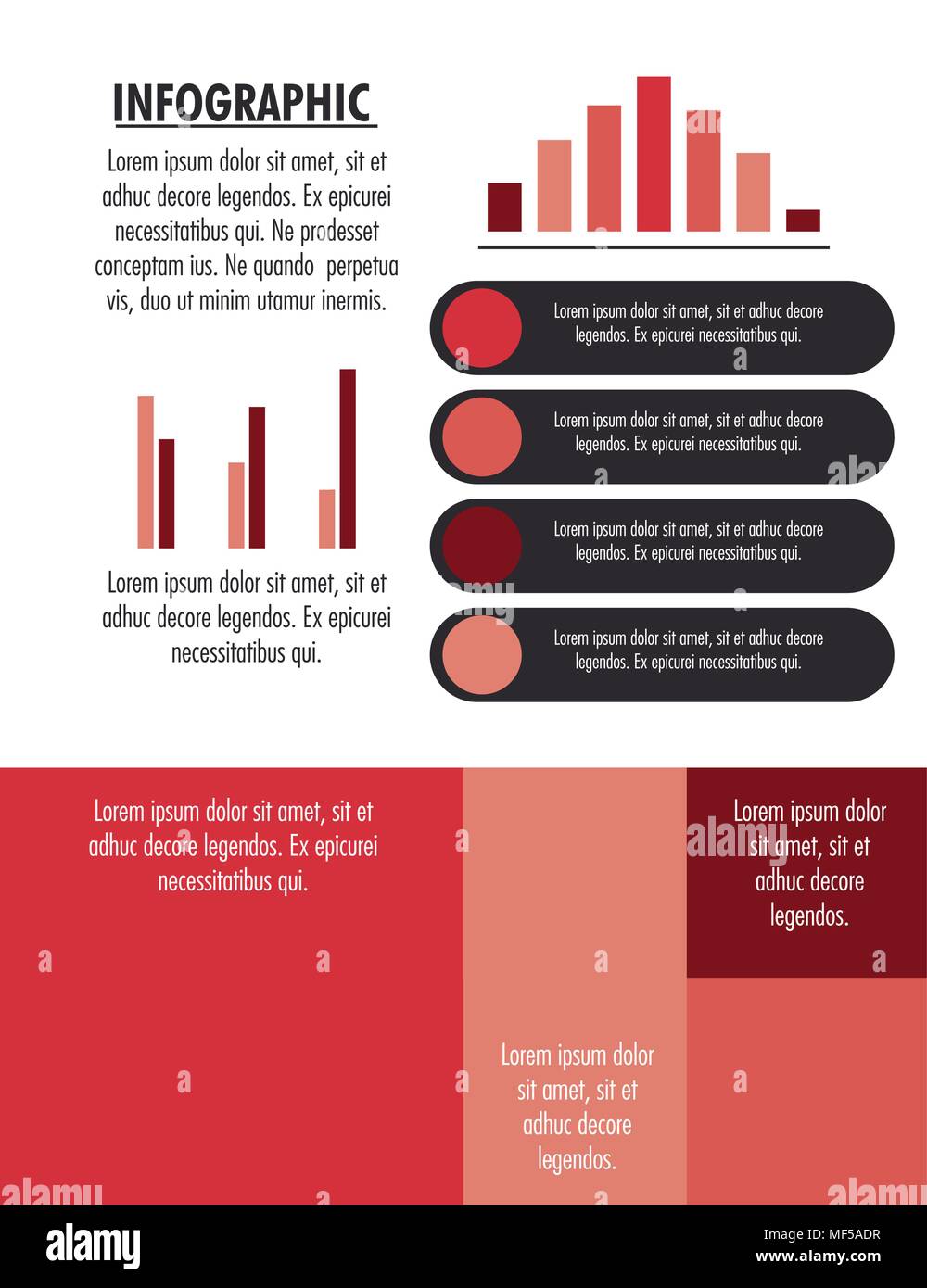 Infographic with statistics design Stock Vector Image & Art - Alamy