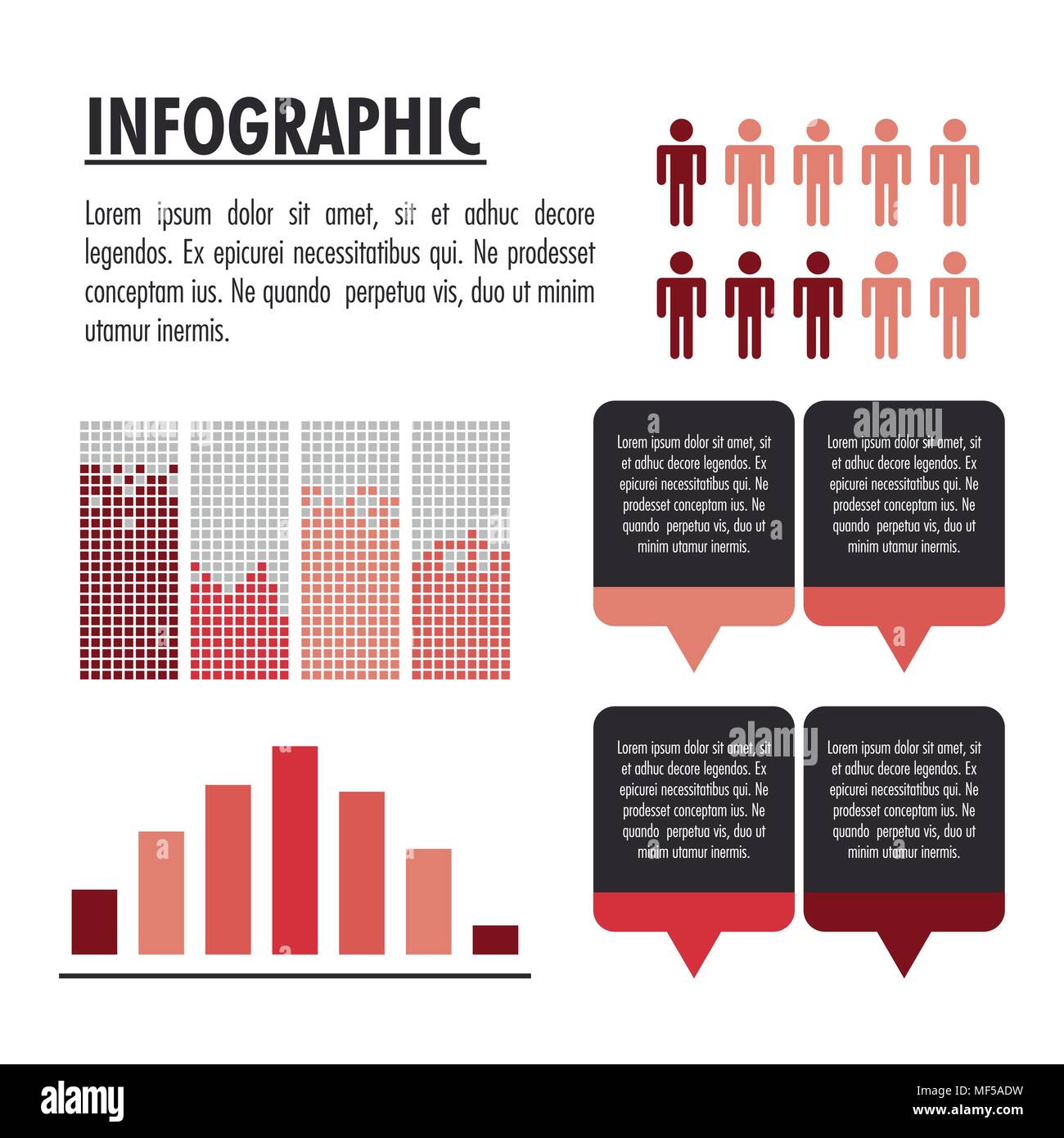 Infographic with statistics design Stock Vector Image & Art - Alamy