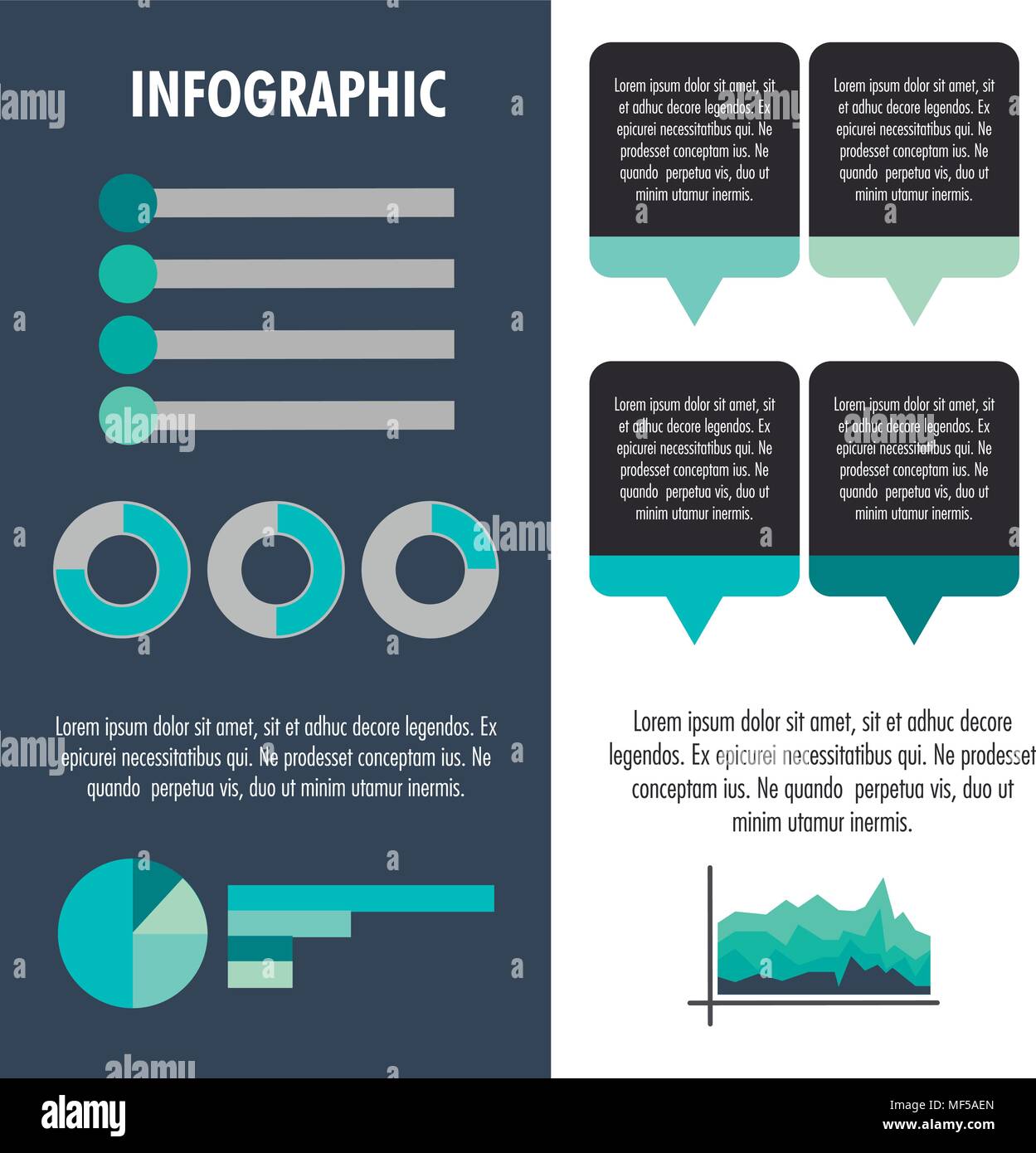 Infographic with statistics design Stock Vector Image & Art - Alamy