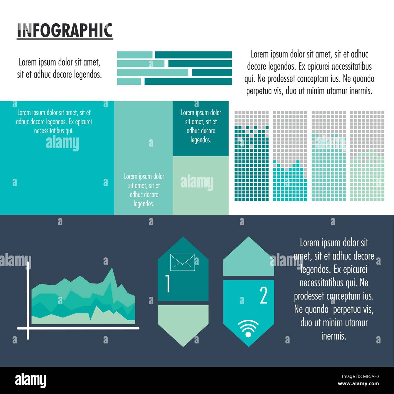 Infographic with statistics design Stock Vector Image & Art - Alamy