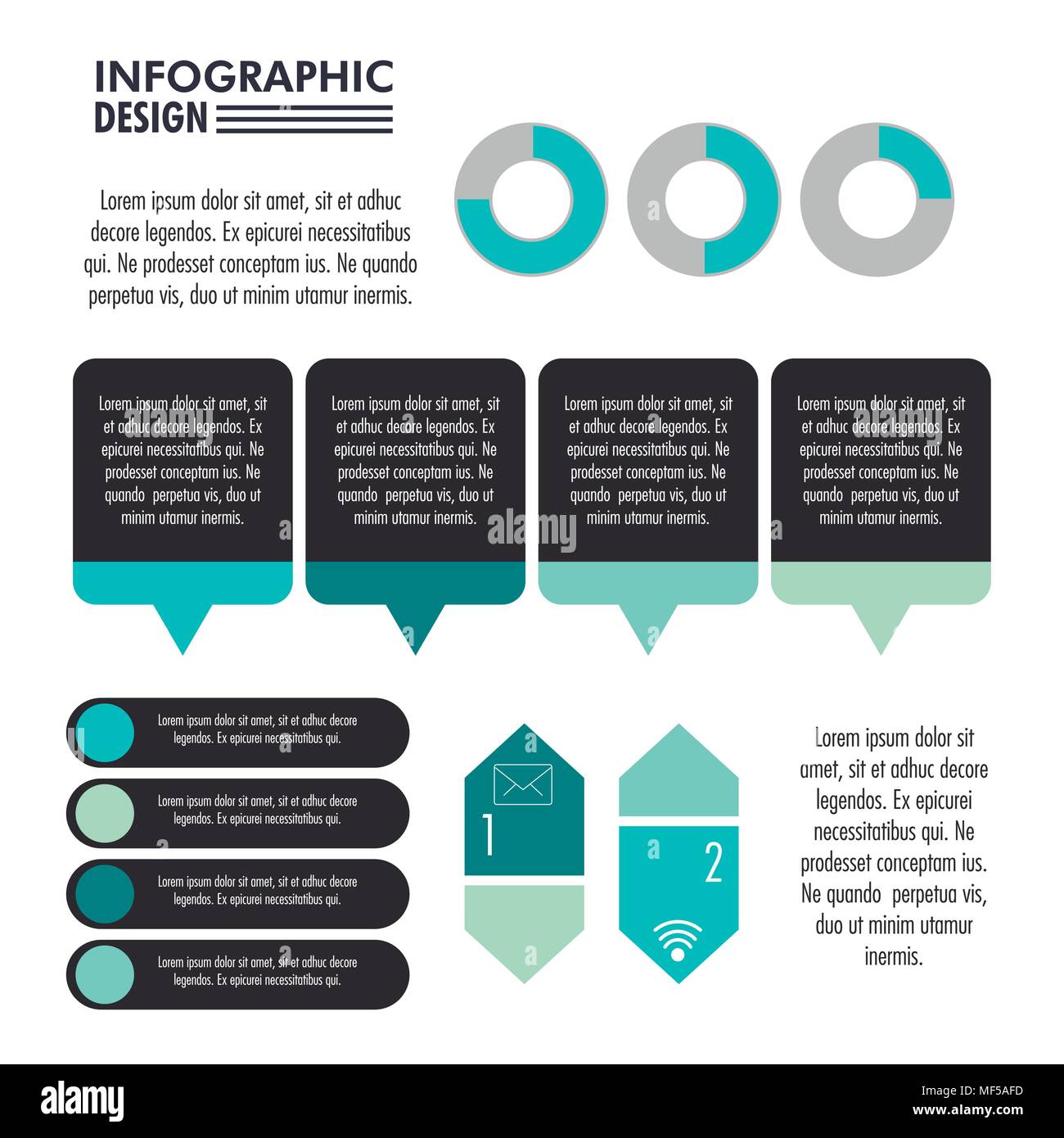 Infographic with statistics design Stock Vector Image & Art - Alamy