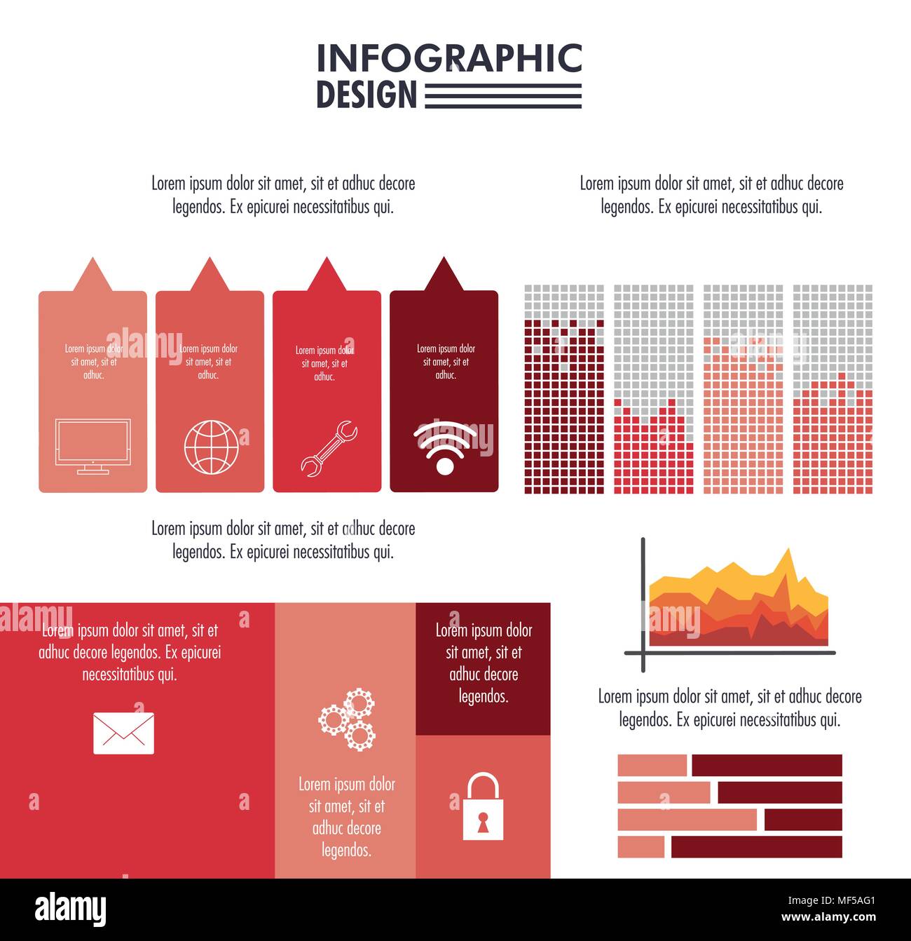 Infographic with statistics design Stock Vector Image & Art - Alamy
