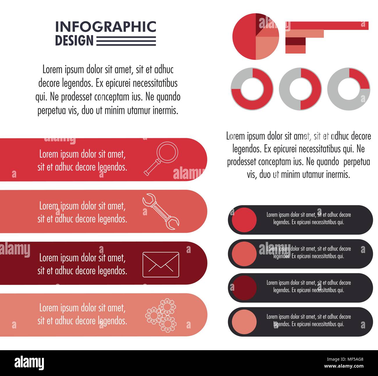 Infographic with statistics design Stock Vector Image & Art - Alamy