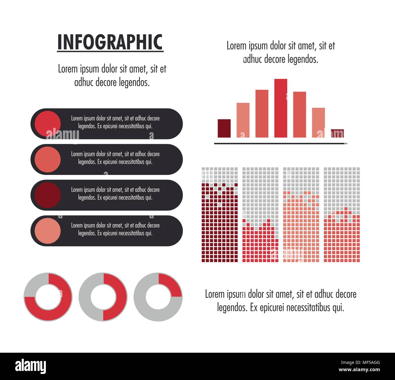 Infographic with statistics design Stock Vector Image & Art - Alamy