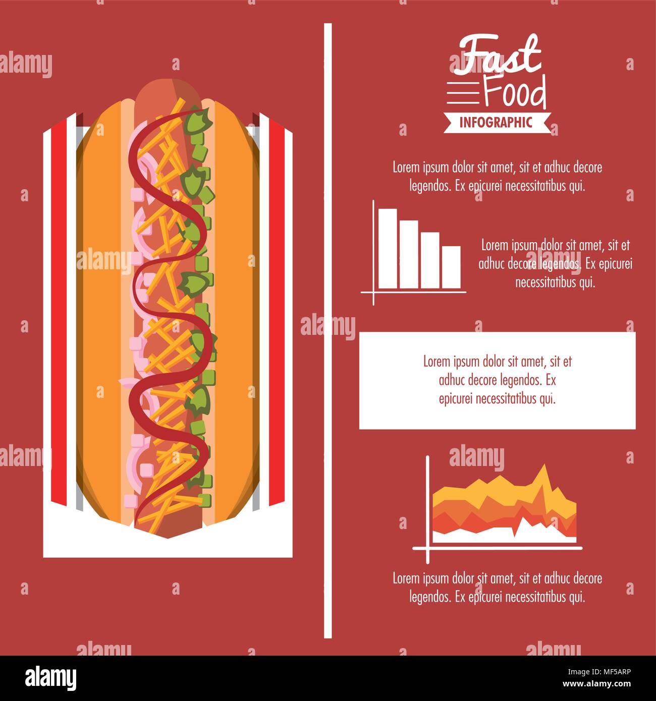 Infographic hotdog Stock Vector Images - Alamy