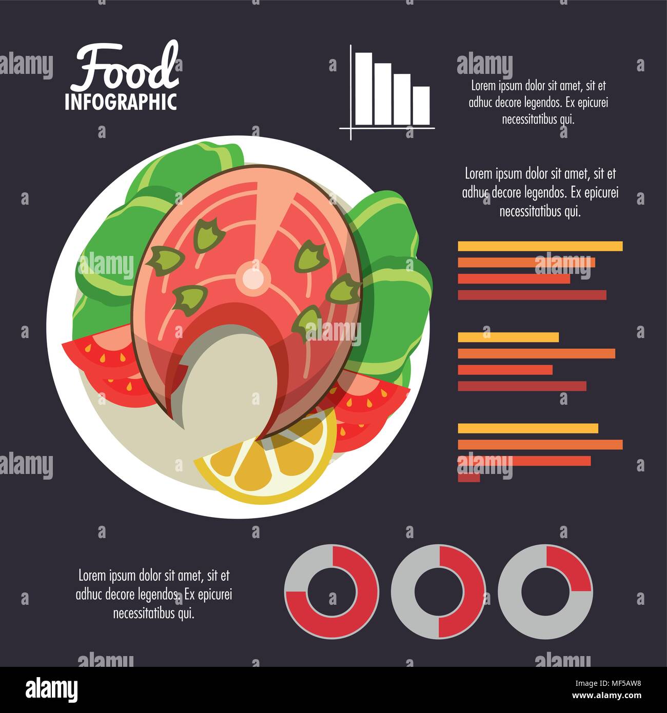 Healthy food infographic Stock Vector Image & Art - Alamy