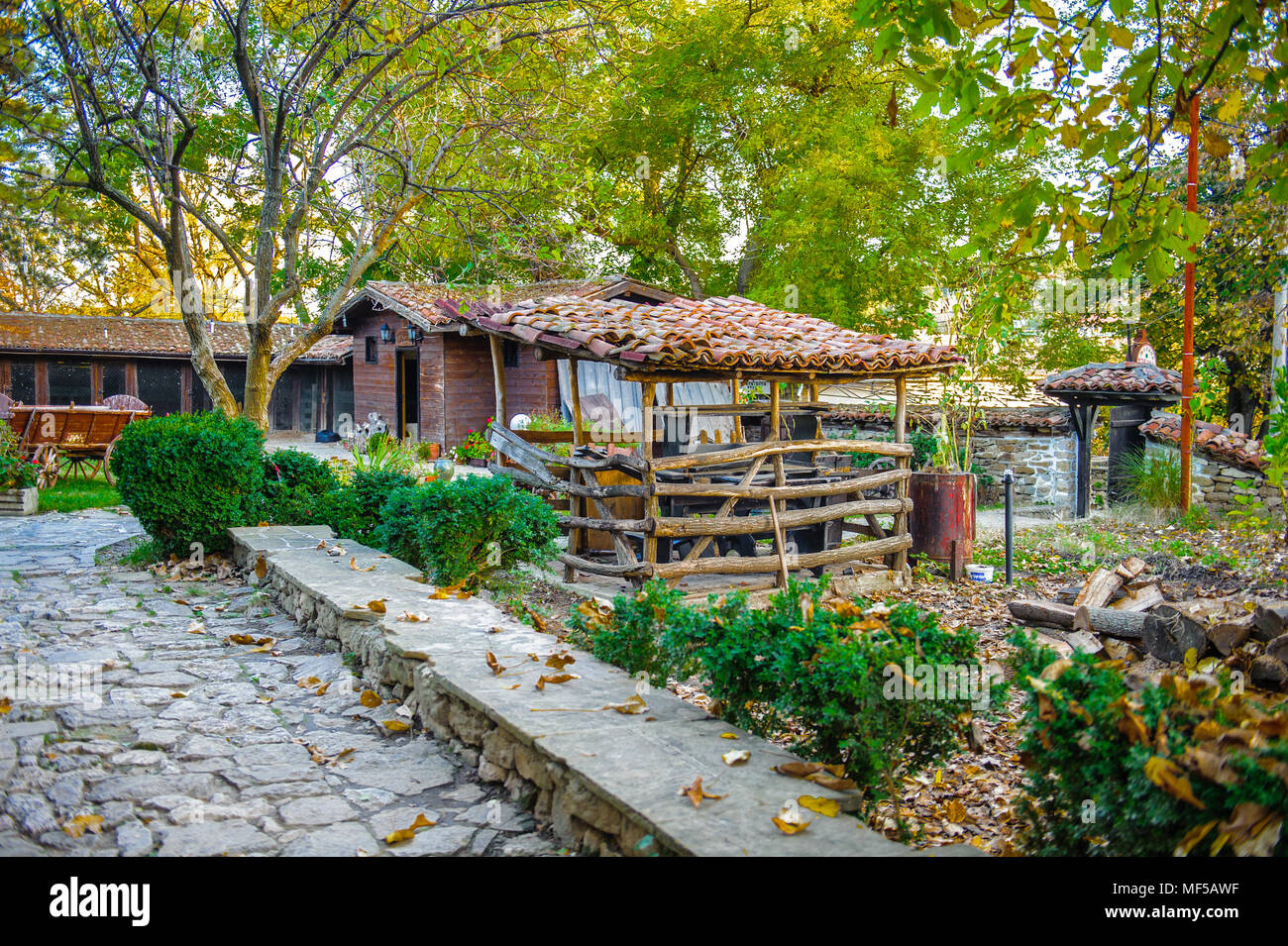 Small Bulgarian village Stock Photo - Alamy