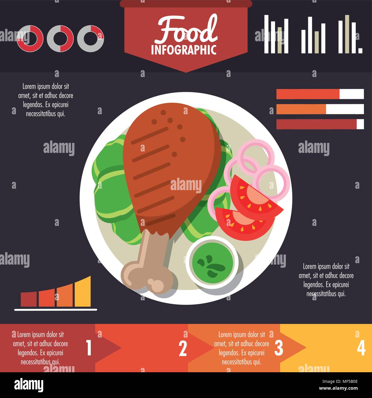 Healthy food infographic Stock Vector Image & Art - Alamy