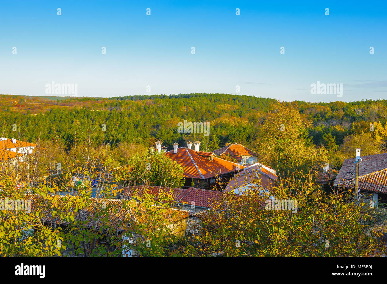 Panorama of Arbanasi village, Bulgary Stock Photo - Alamy