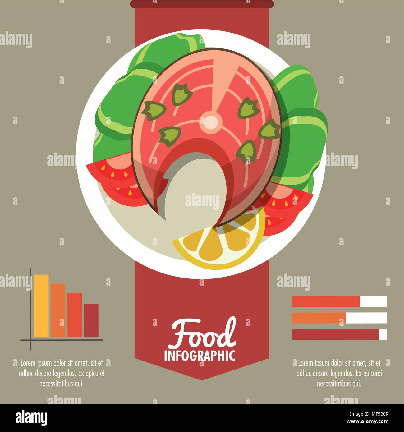Healthy food infographic Stock Vector Image & Art - Alamy
