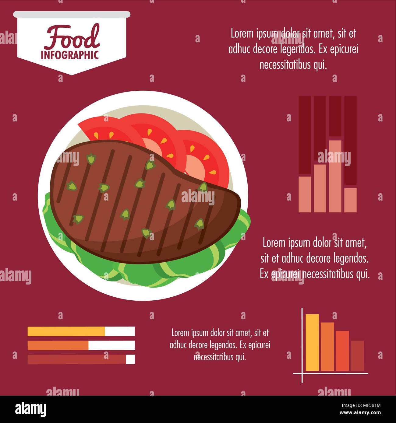 Healthy food infographic Stock Vector Image & Art - Alamy