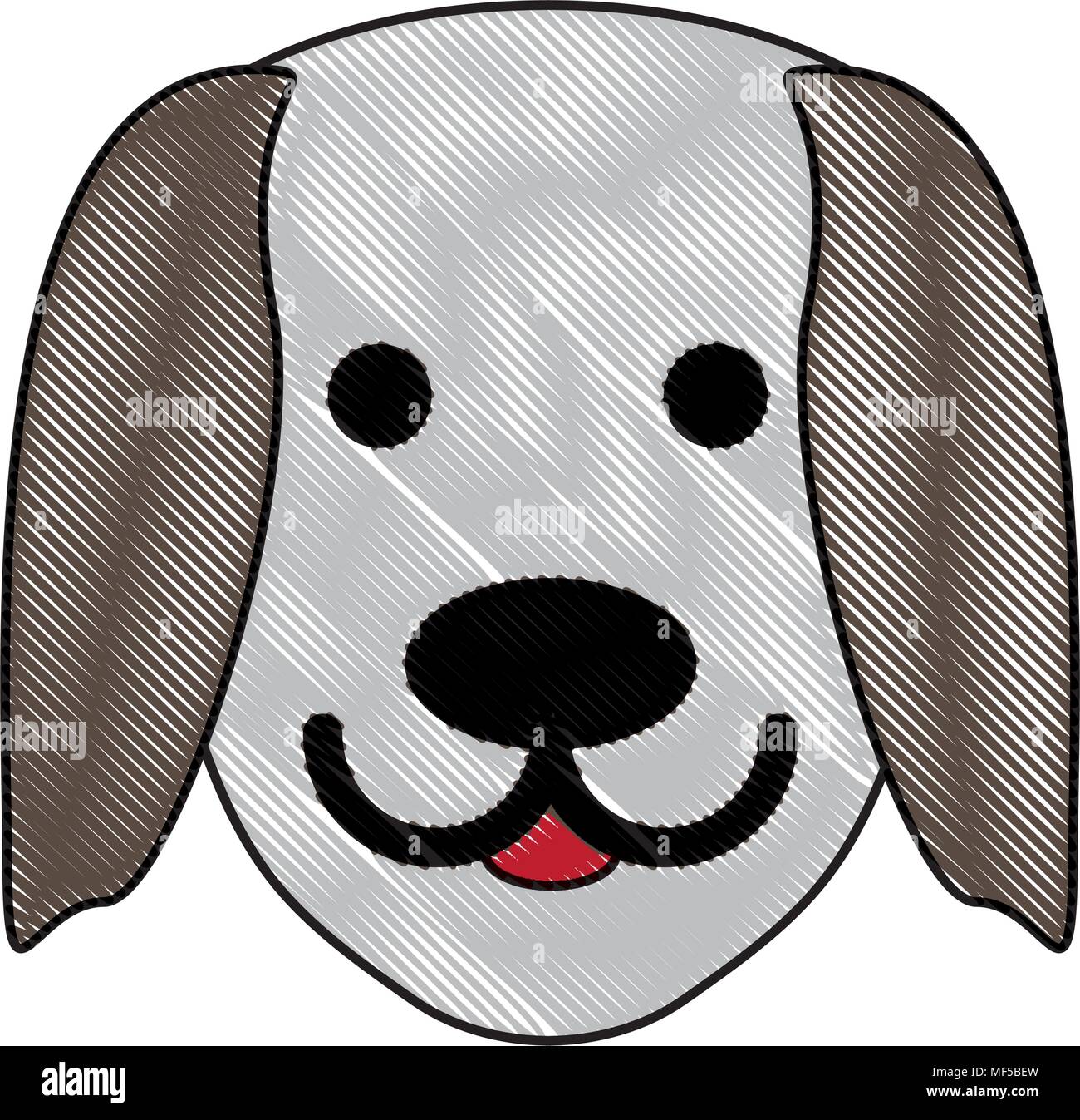 cartoon dog icon over white background, colorful design. vector ...