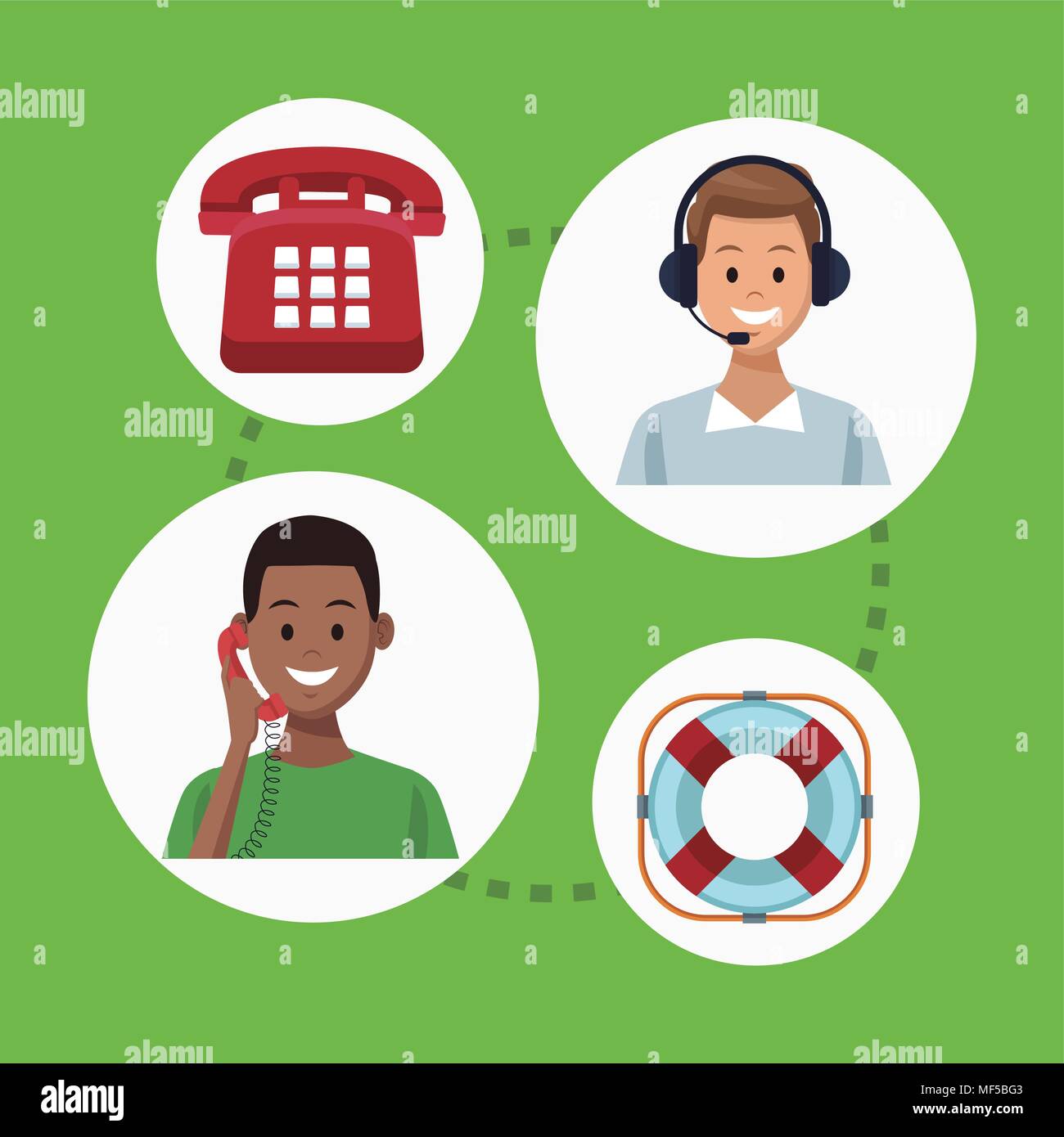 Set of customer service icons Stock Vector Image & Art - Alamy
