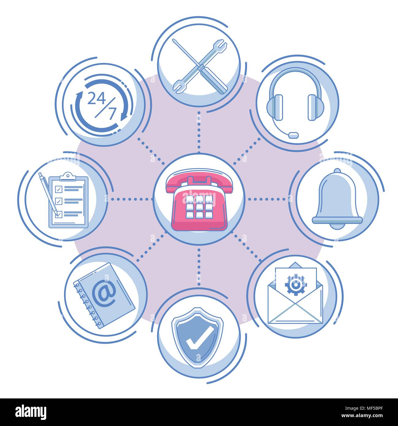 Customer service symbols hi-res stock photography and images - Alamy