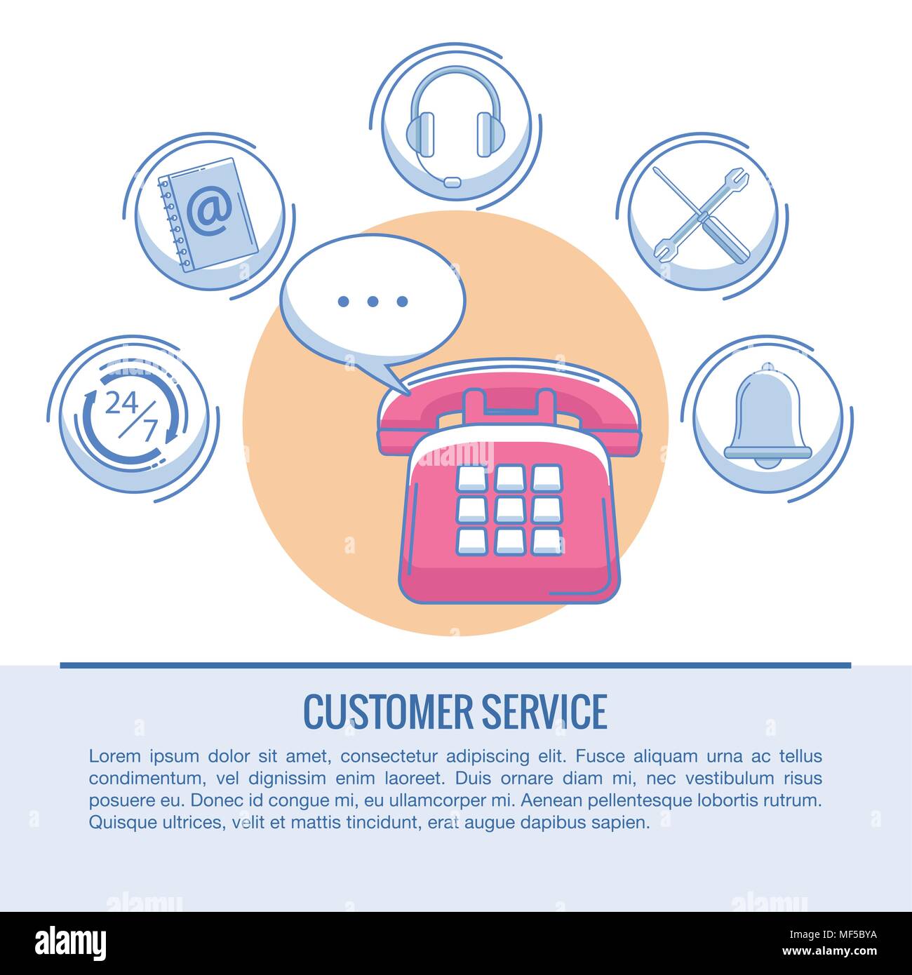 Customer service infographic Stock Vector Image & Art - Alamy