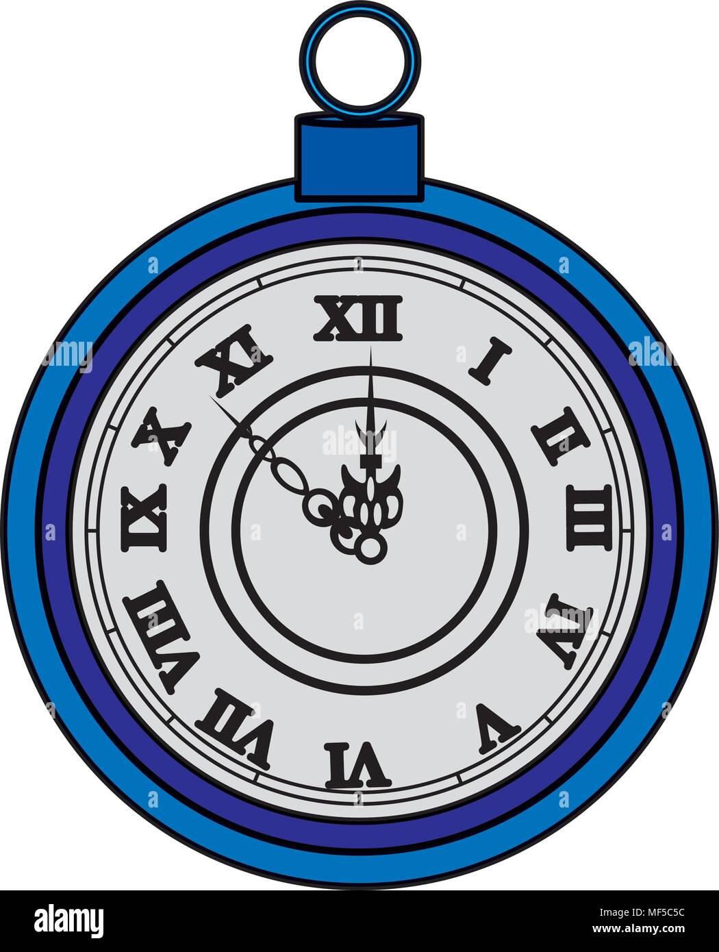 color fashion pocket watch object design Stock Vector Image & Art - Alamy