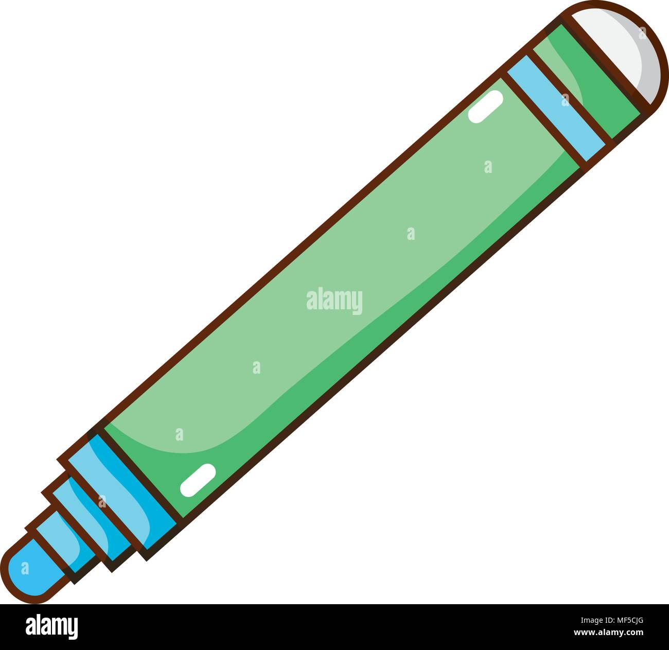 highlighter pen mark ink text Stock Vector Image & Art - Alamy