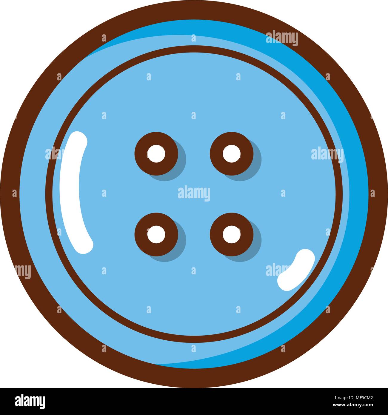 plastic button fashion object design Stock Vector Image & Art - Alamy