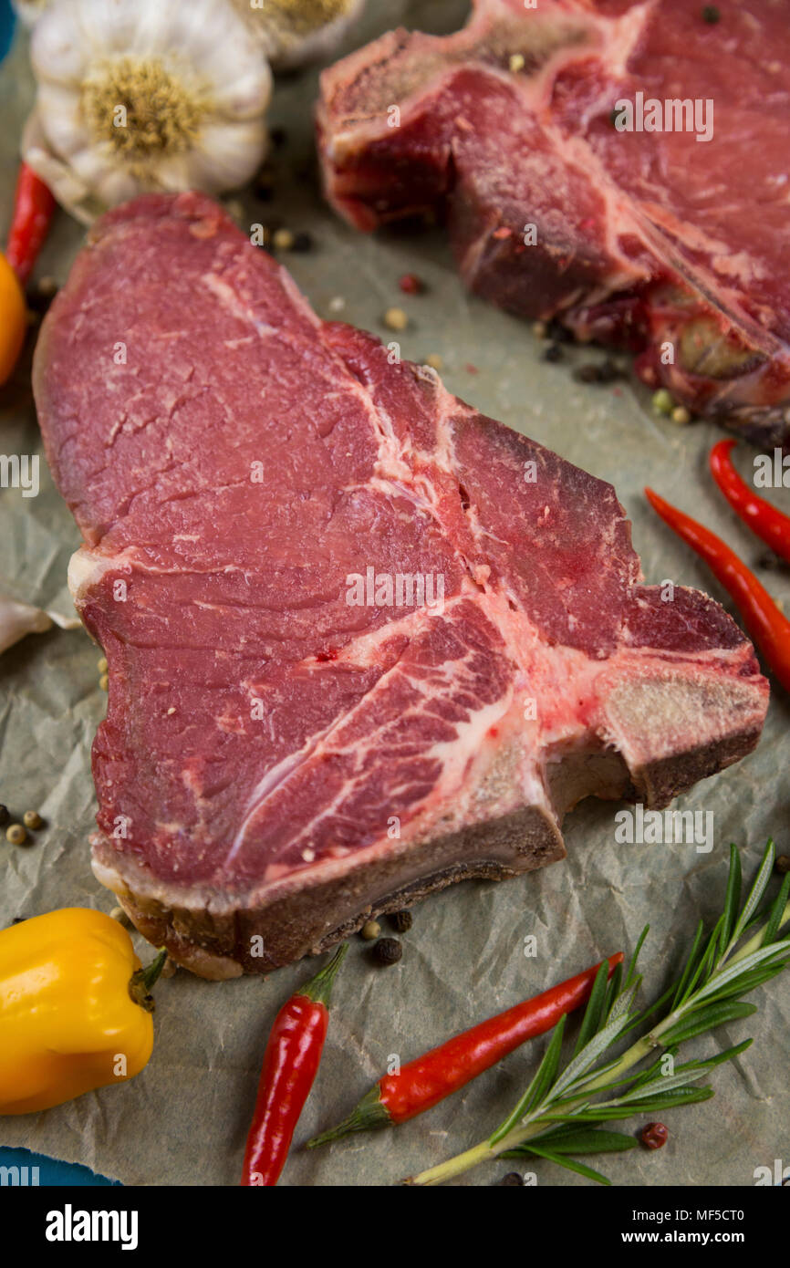 T bone steak studio hi-res stock photography and images - Alamy