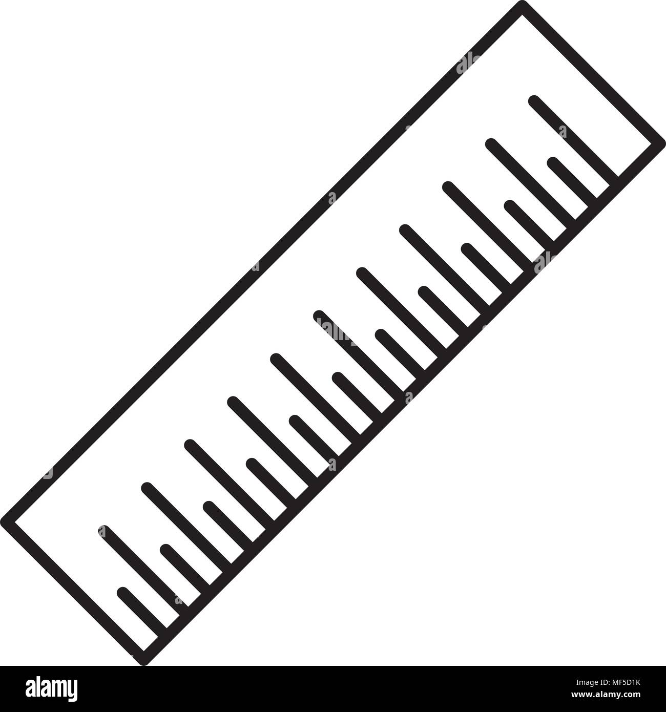 line precision centimeter measurenment object design Stock Vector Image ...