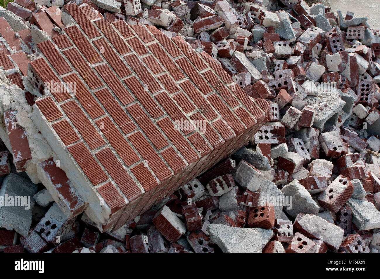 Shattered bricks hi-res stock photography and images - Alamy