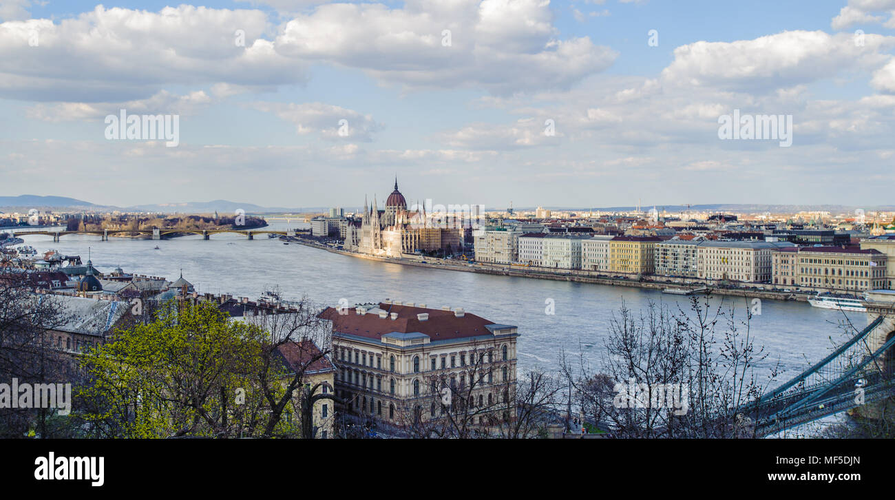 Budapest from above, Hungary Stock Photo - Alamy