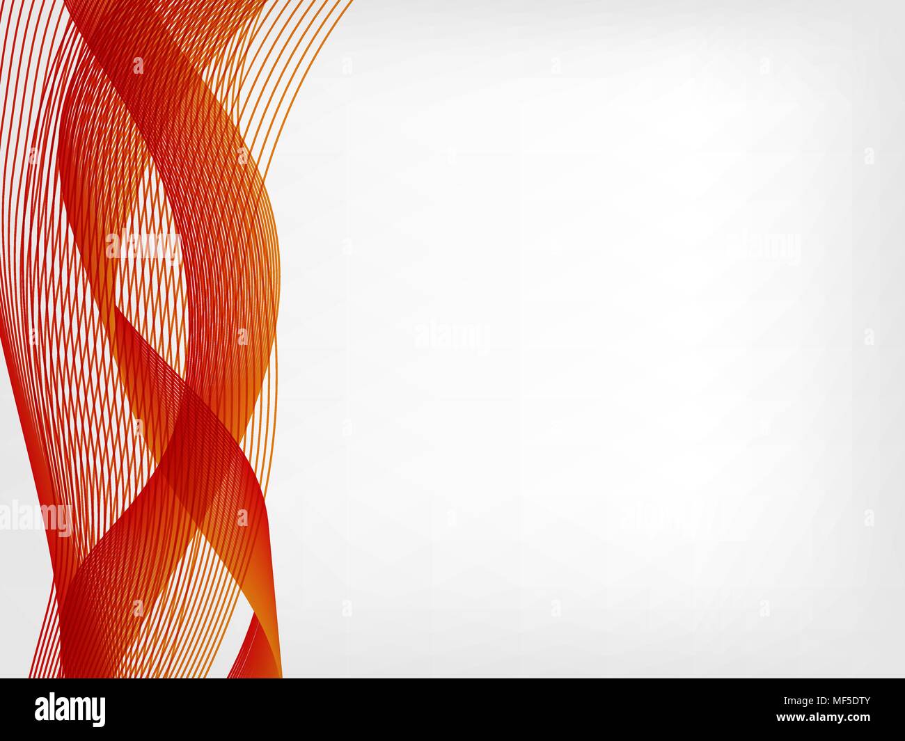 abstract vector waved line background - red and orange Stock Vector ...