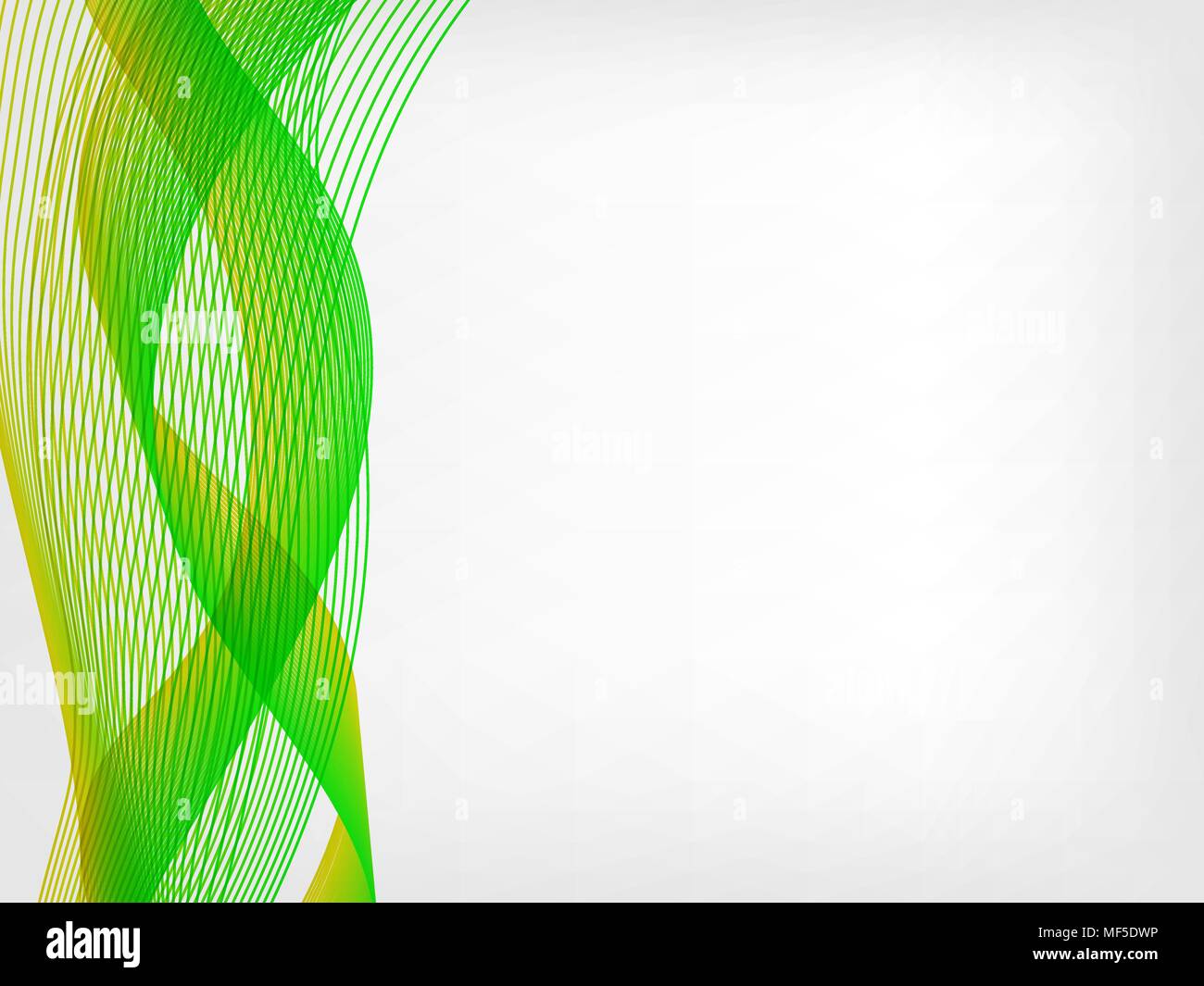 abstract vector waved line background - green and yellow Stock Vector ...