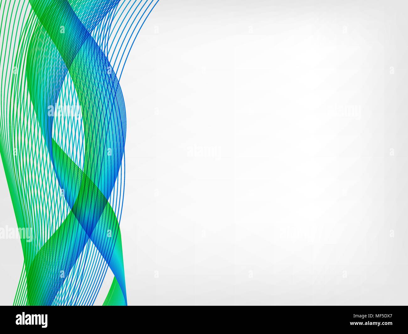 abstract vector waved line background - green and blue Stock Vector ...
