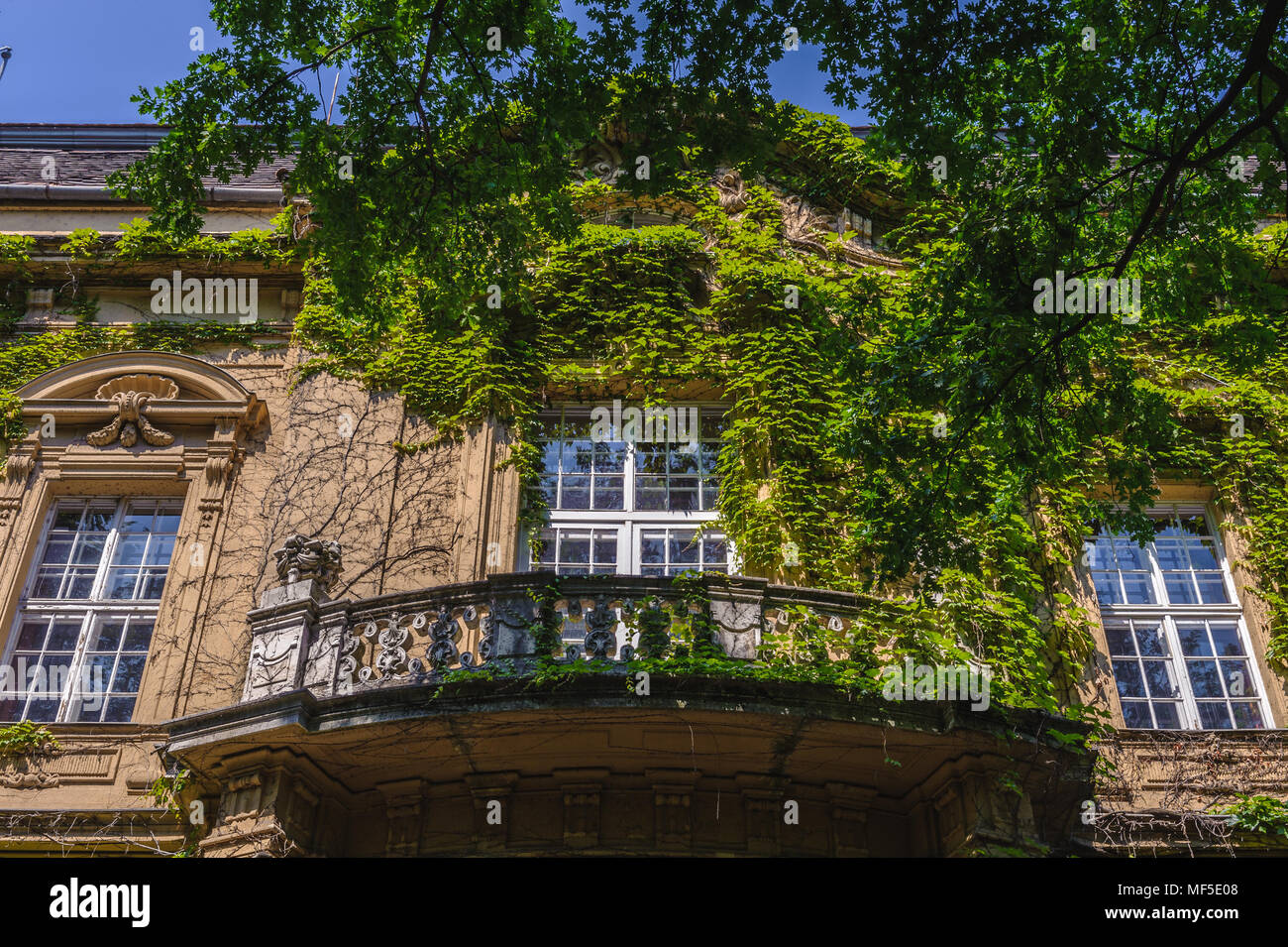 Balcony of the castle Stock Photo - Alamy