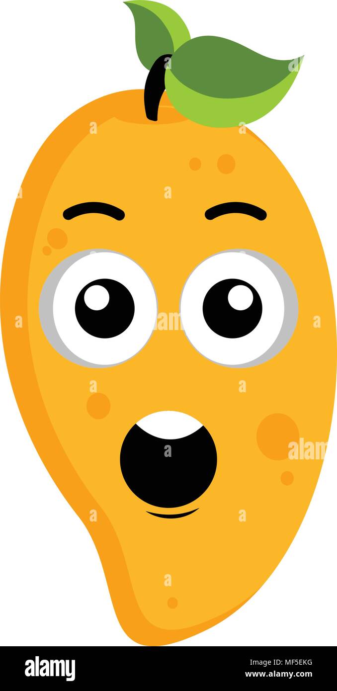 Surprised peach emoticon Stock Vector Image & Art - Alamy