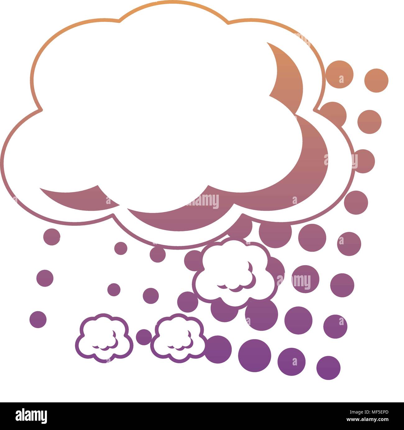 speech cloud icon over white background, pop art style. vector ...