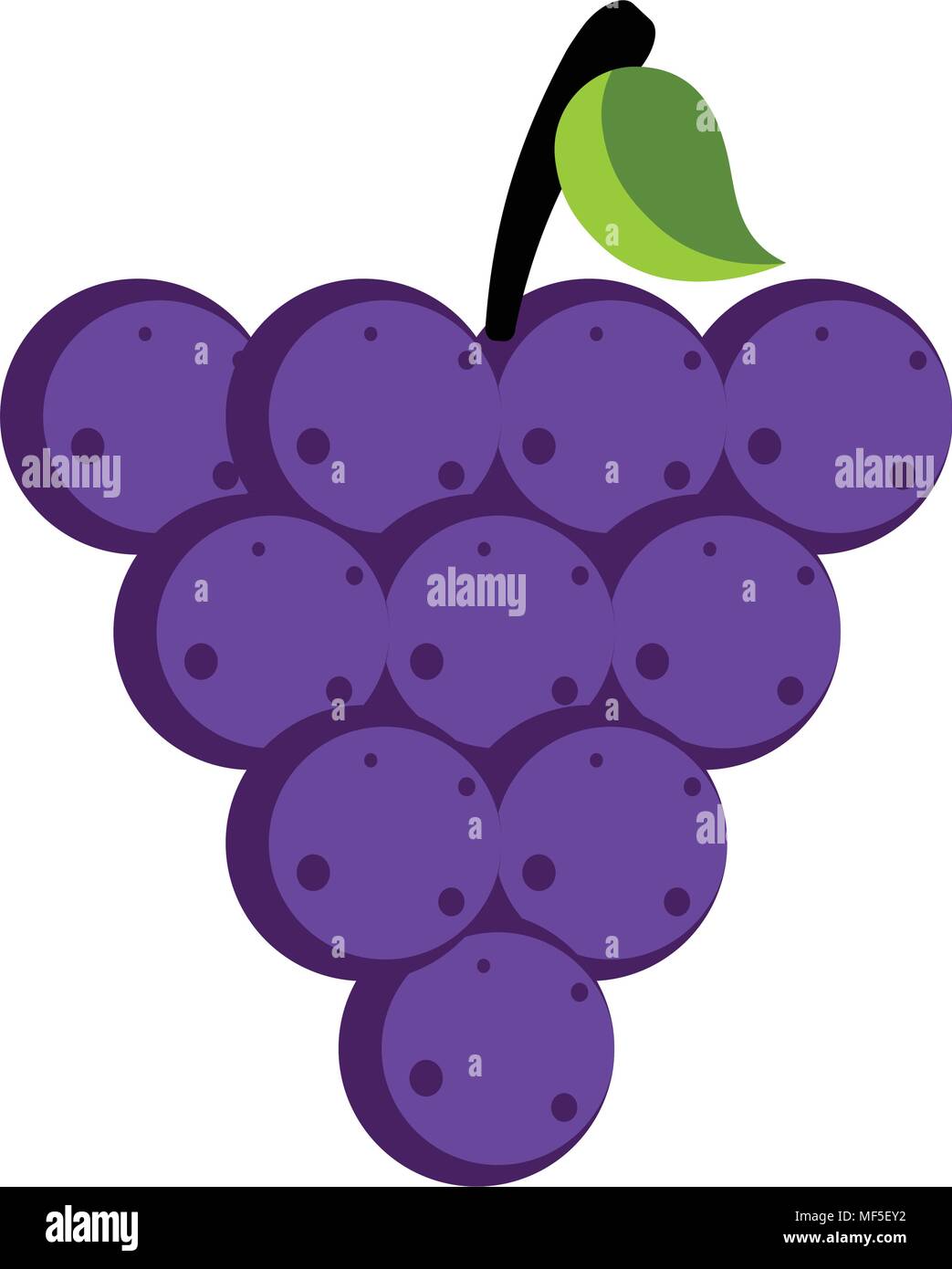 Isolated grapes icon Stock Vector Image & Art - Alamy