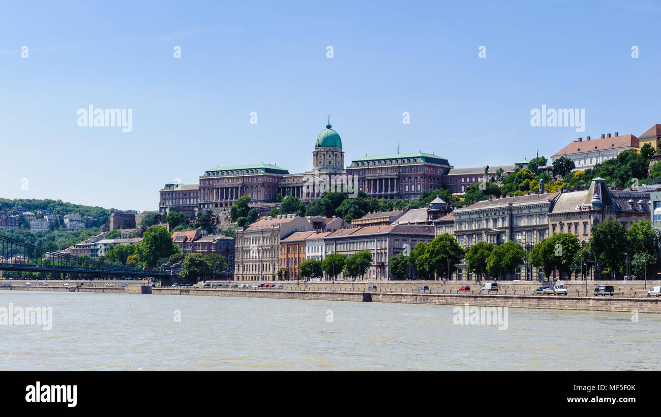 Architecture of the Buda Side, Budapest Stock Photo - Alamy