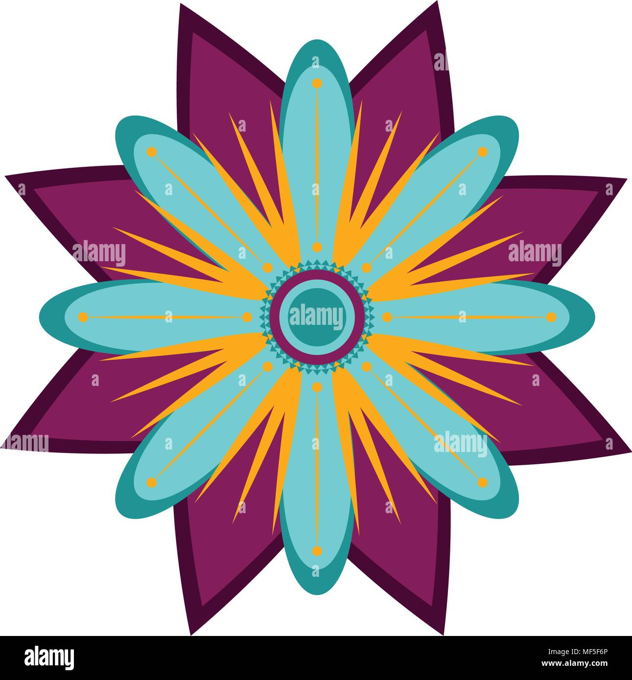 Cute flower icon Stock Vector Image & Art - Alamy