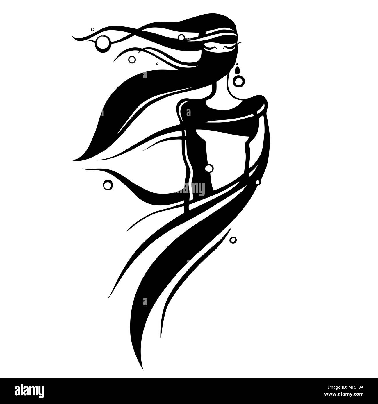 Woman Outline Vector