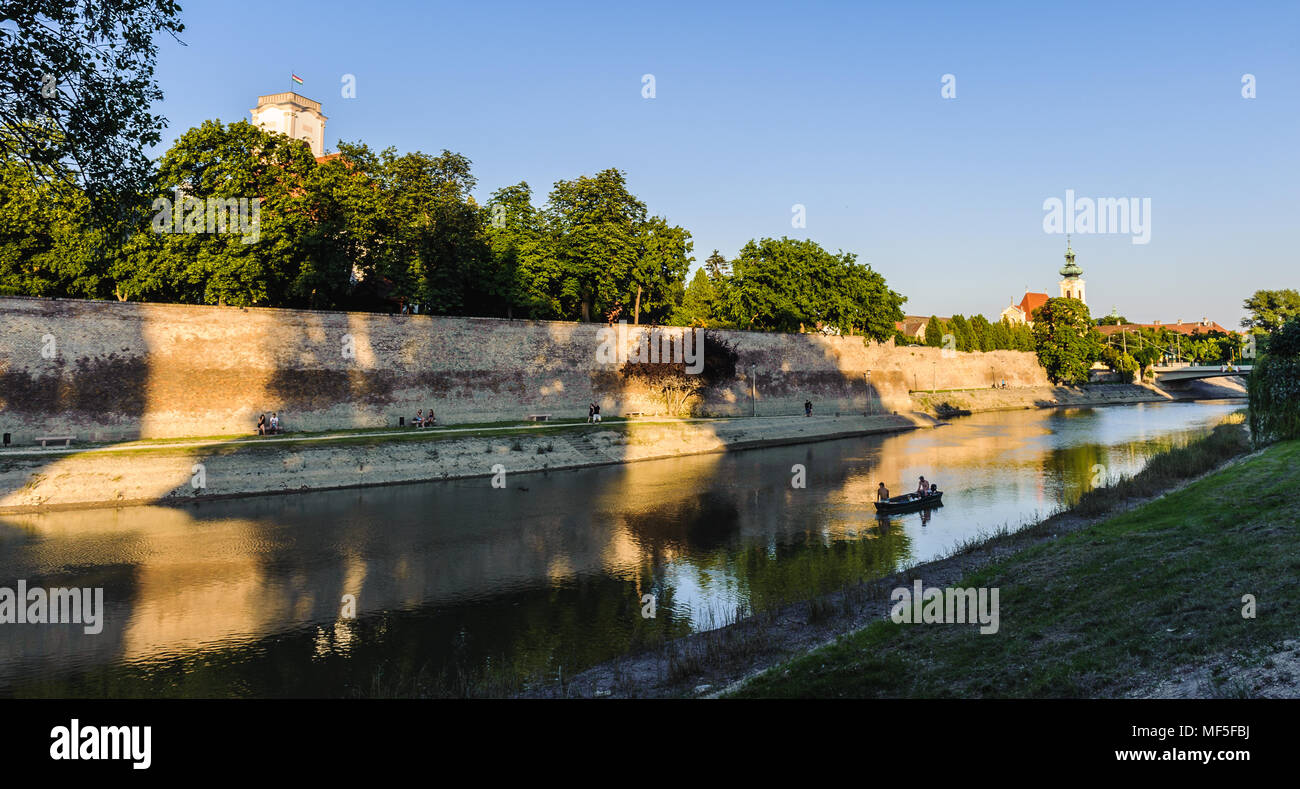 Castle wall of Gyor, HUngary Stock Photo - Alamy