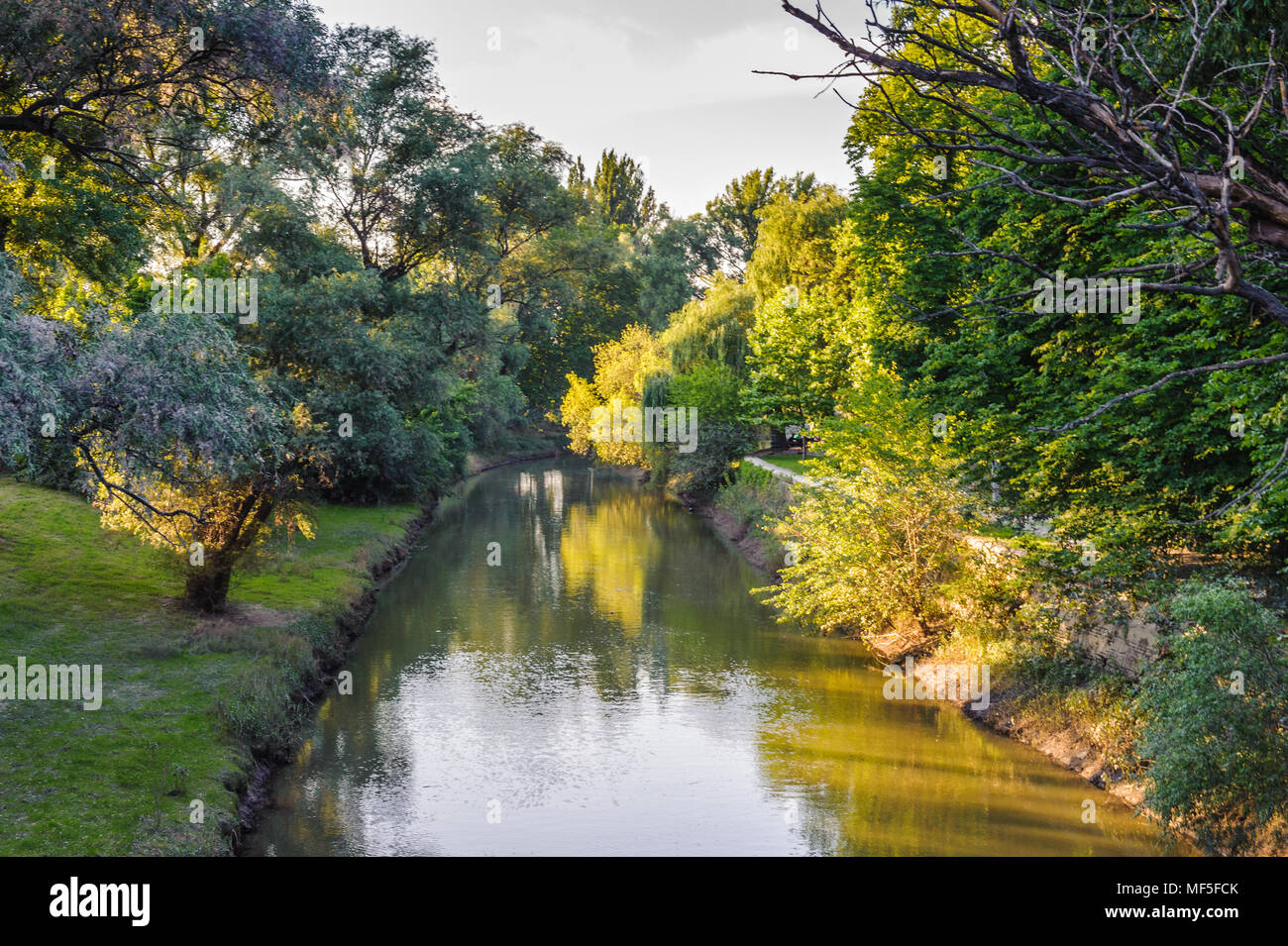 River Raba in Gyor, Hungary Stock Photo - Alamy
