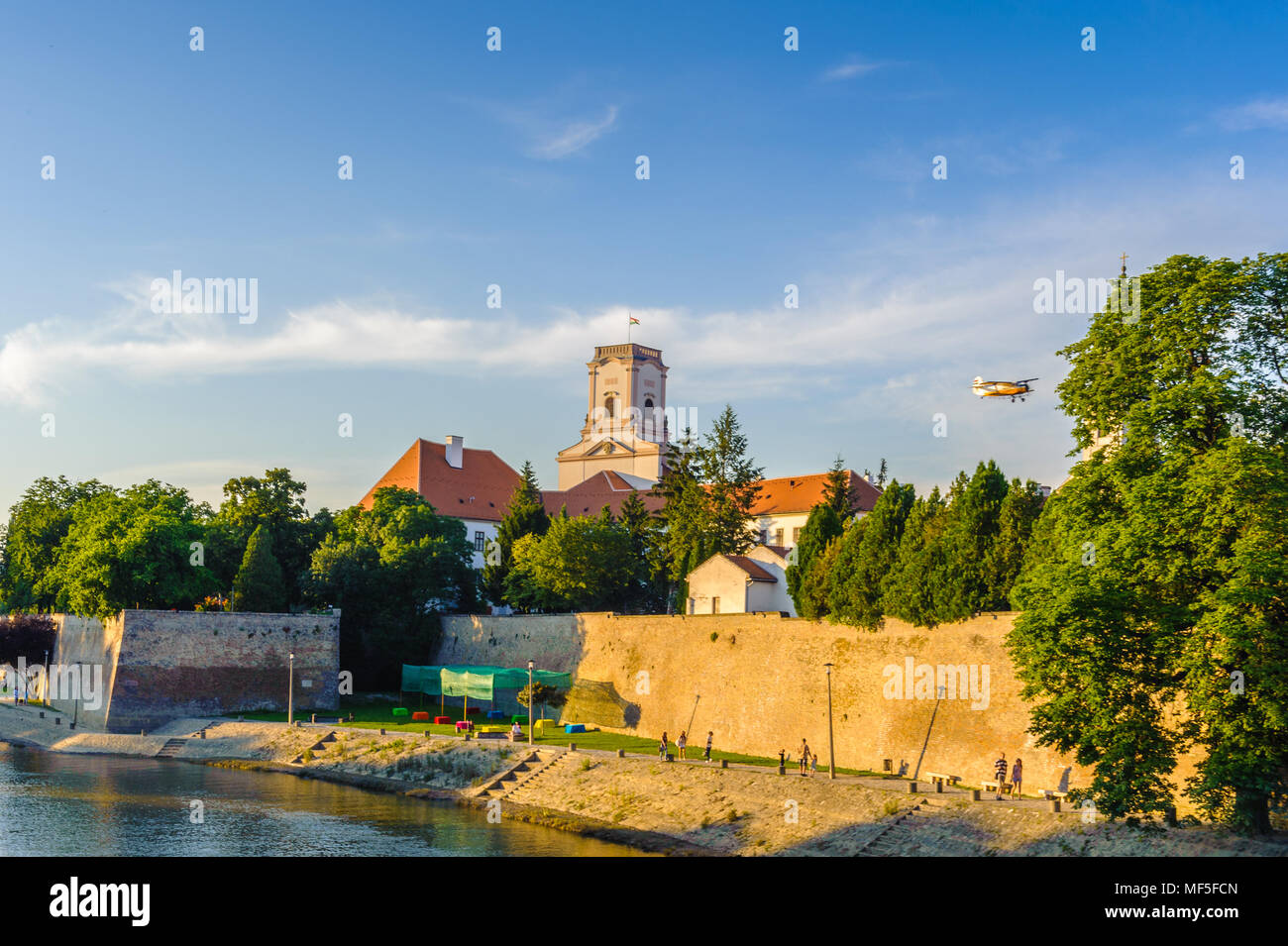 River Raba in Gyor, Hungary Stock Photo - Alamy