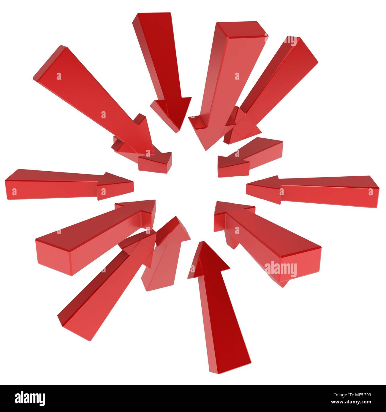 Arrow around guide hi-res stock photography and images - Alamy