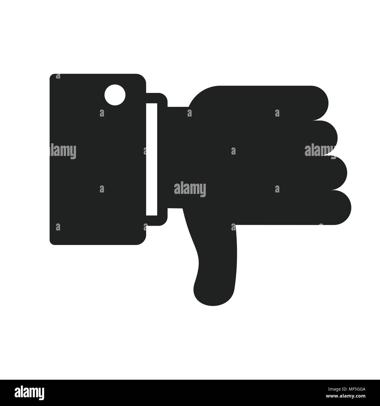 Dislike emoji Stock Vector Images - Alamy