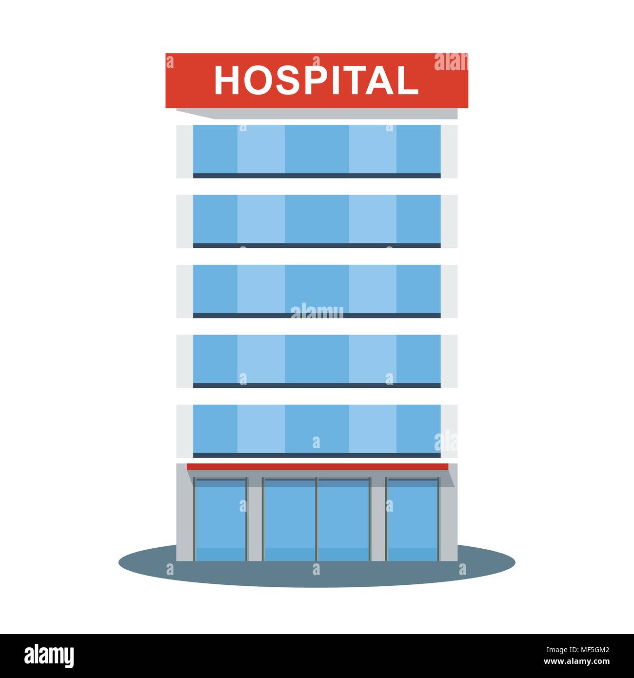 hospital high building icon Stock Vector Image & Art - Alamy