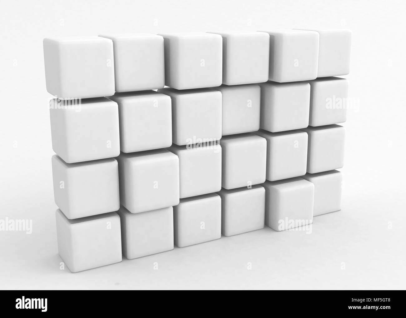 Smooth cubes Black and White Stock Photos & Images - Alamy