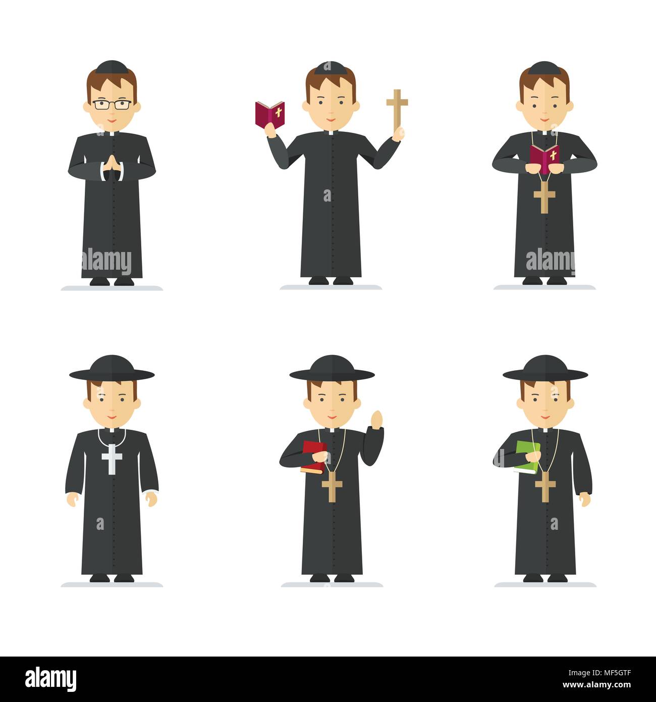 Catholic Priest Cut Out Stock Images & Pictures - Alamy
