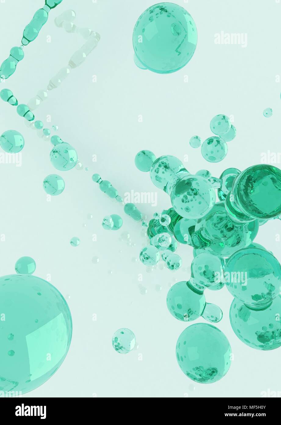 Colored 3d liquid stream background Stock Photo - Alamy