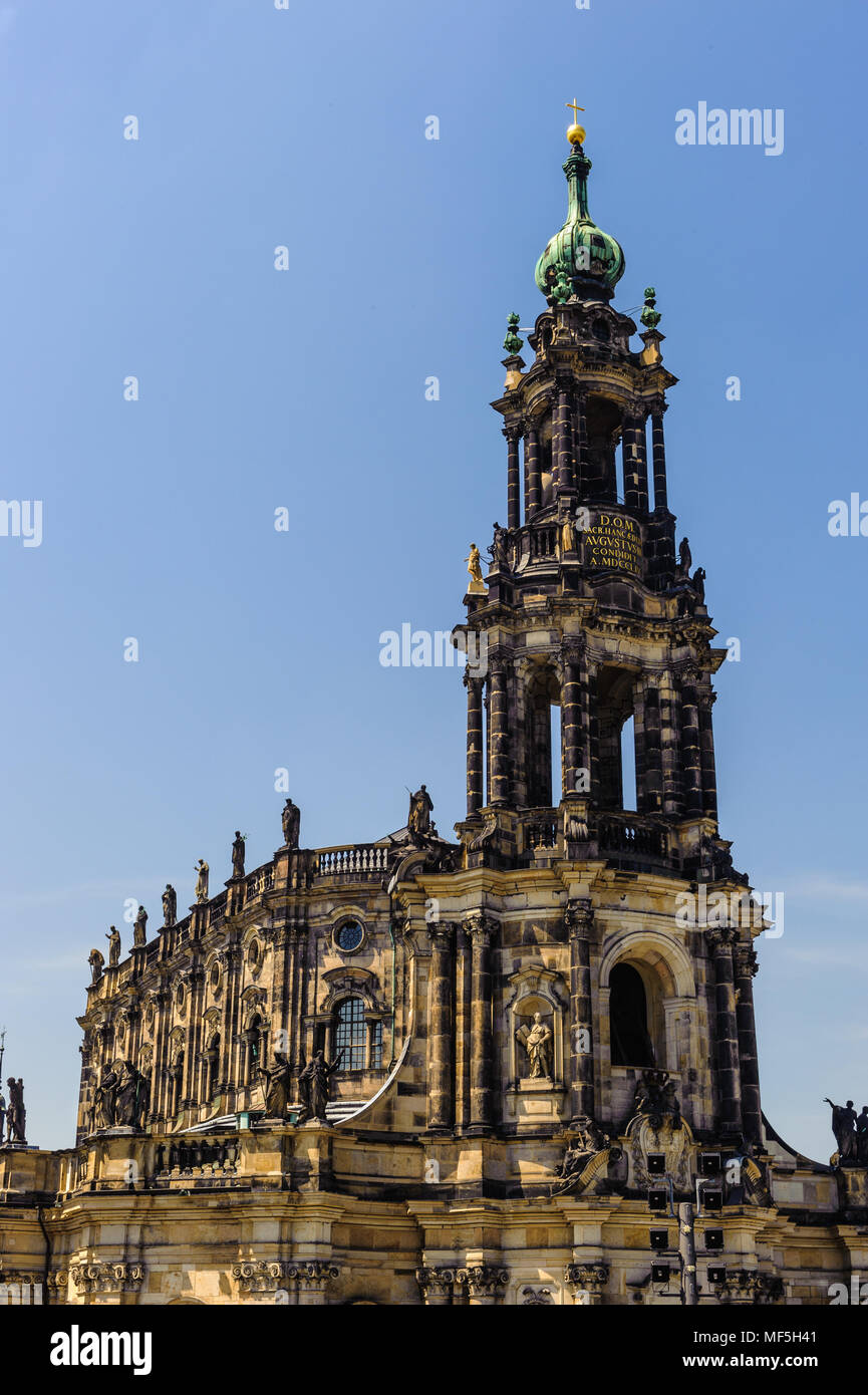 Roman catholic cathedral of dresden hi-res stock photography and images ...